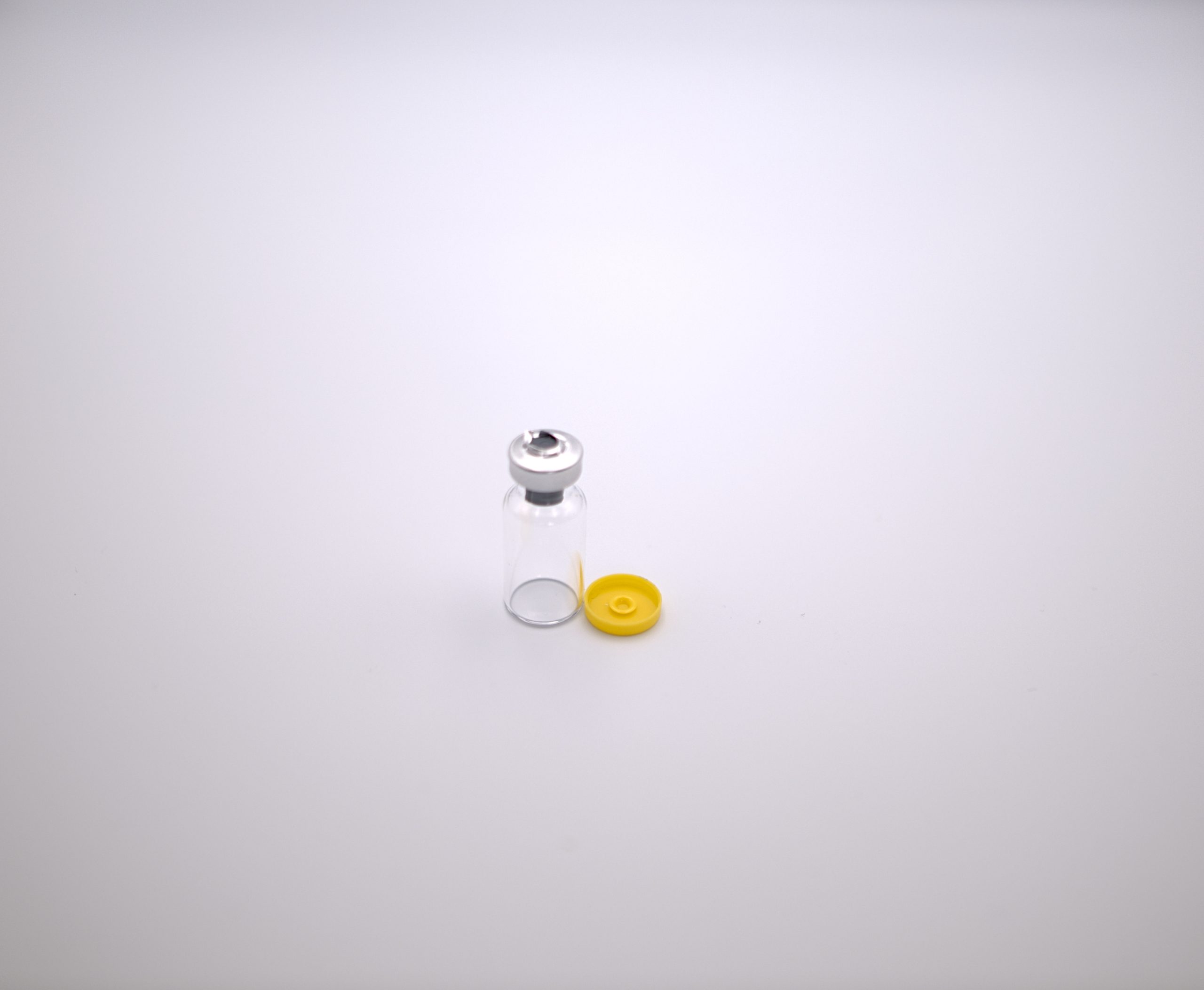 13mm flip off cap yellow color 100st - Nordiclabsupplies.com